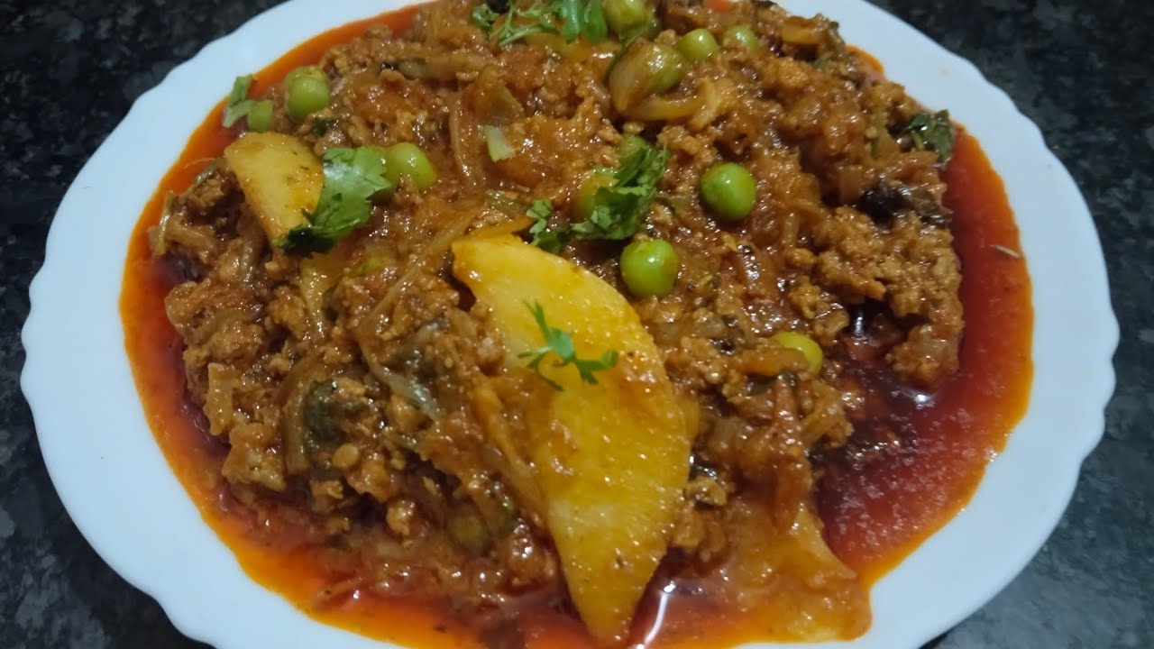 Kima Aloo Matar ki recipe/kofta recipe - YouTube