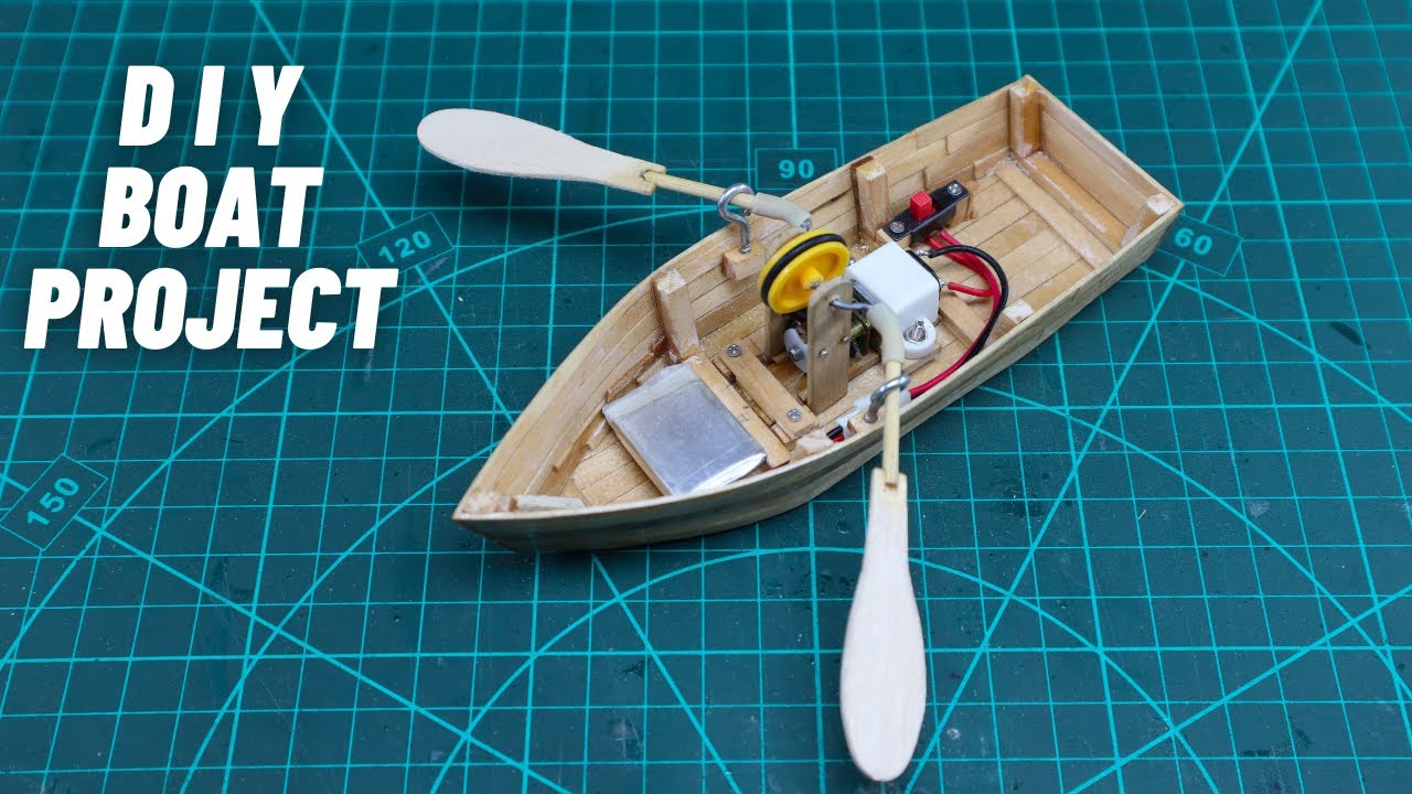 Powering a Rowing Boat with N20 Gear Motor: DIY Project - YouTube