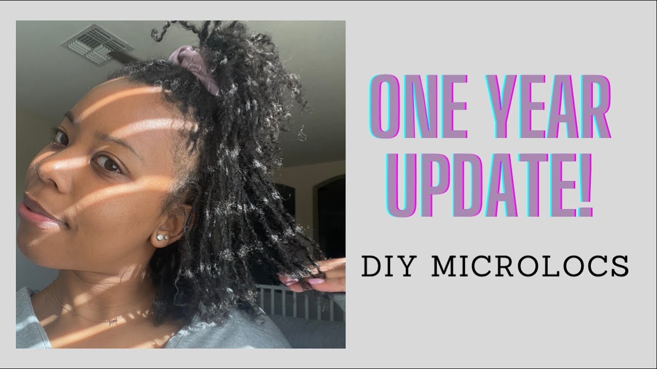 One Year Update! DIY Microloc Journey - YouTube