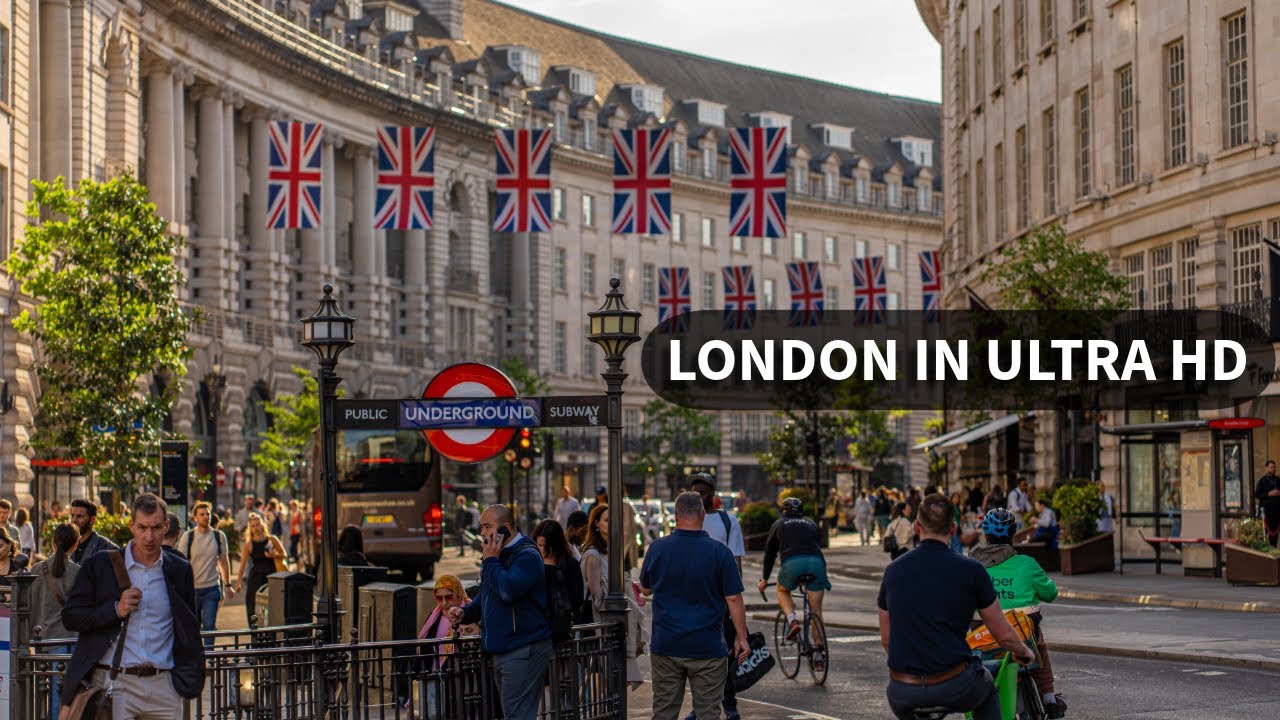 London - in 4K HDR - Golden Hour - YouTube