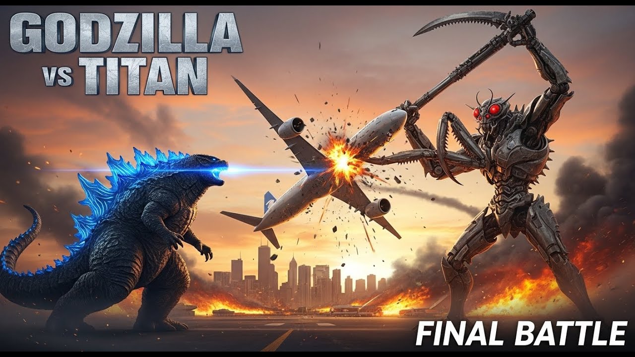 GODZILLA vs BIO-MECHANICAL TITAN (Behemoth-731) Full Movie-Style Battle ...