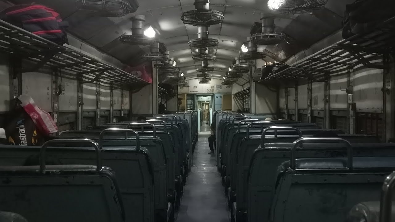 Indian railways remaining old ICF coach glimpse - YouTube