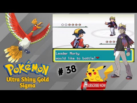 Let's Play Pokemon US Gold Sigma - Part 38 Leader Morty - YouTube