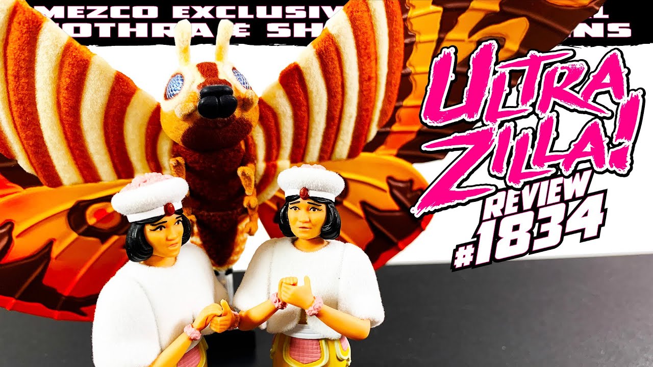 MEZCO EXCLUSIVE 5 POINTS XL MOTHRA & SHOBIJIN TWINS REVIEW! - YouTube