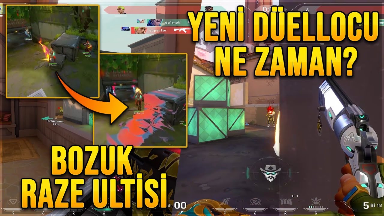 YENİ DÜELLOCU NE ZAMAN? PRO MAÇTA BOZUK RAZE ULTİSİ ve JETT DASH BUGI ...