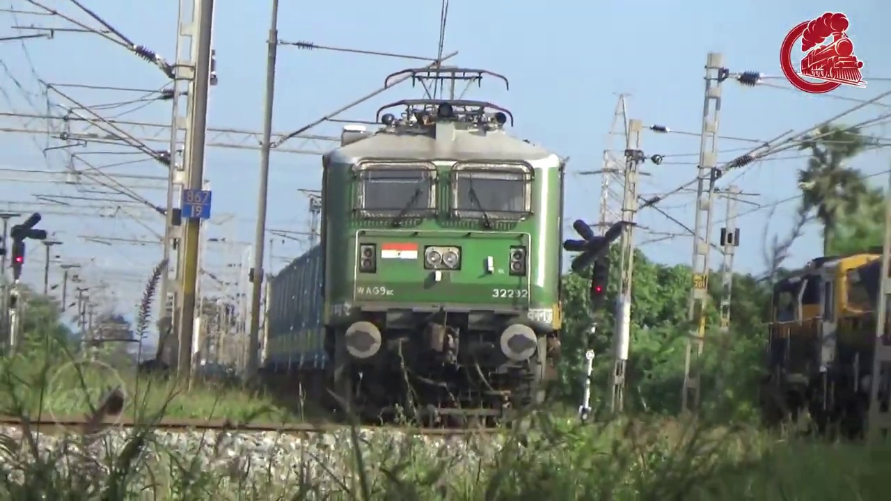 Amazing Single Stack Container Train | Concor Heavy load Boxes in ...