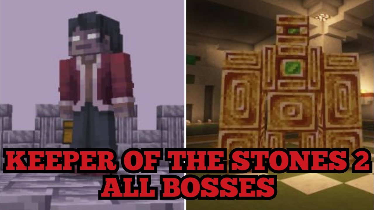Minecraft Keepers of the Stones 2 All Bosses ( 1.21.5 Mod ) - YouTube