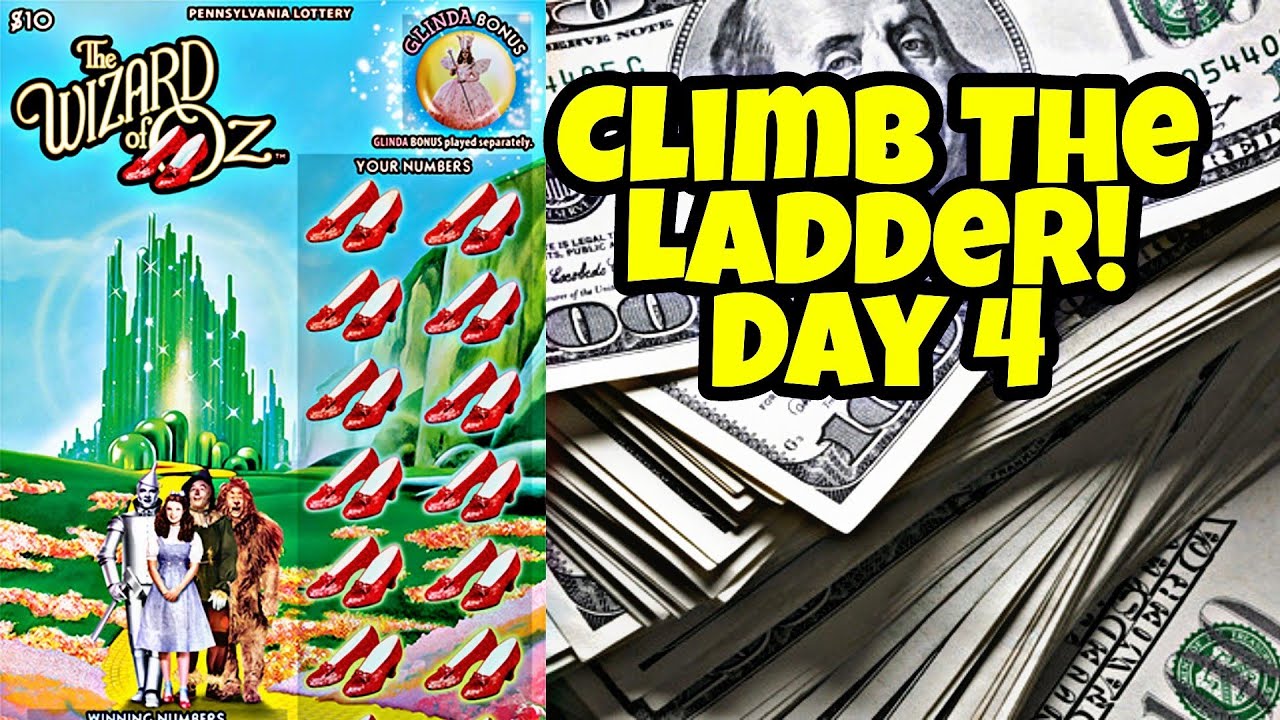 Climb The Ladder Challenge 🔴 Pa Lottery Scratch Off Tickets | Day 4 ...