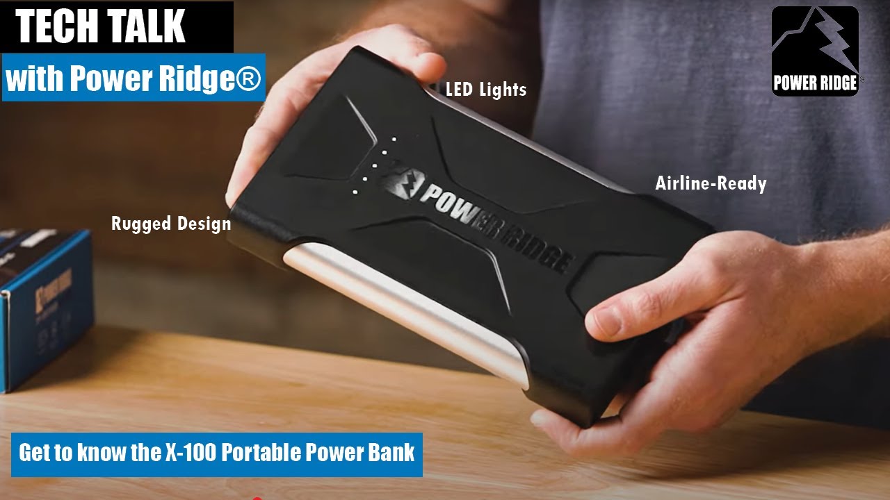 Tech Talk | X-100 AC Power Bank - YouTube