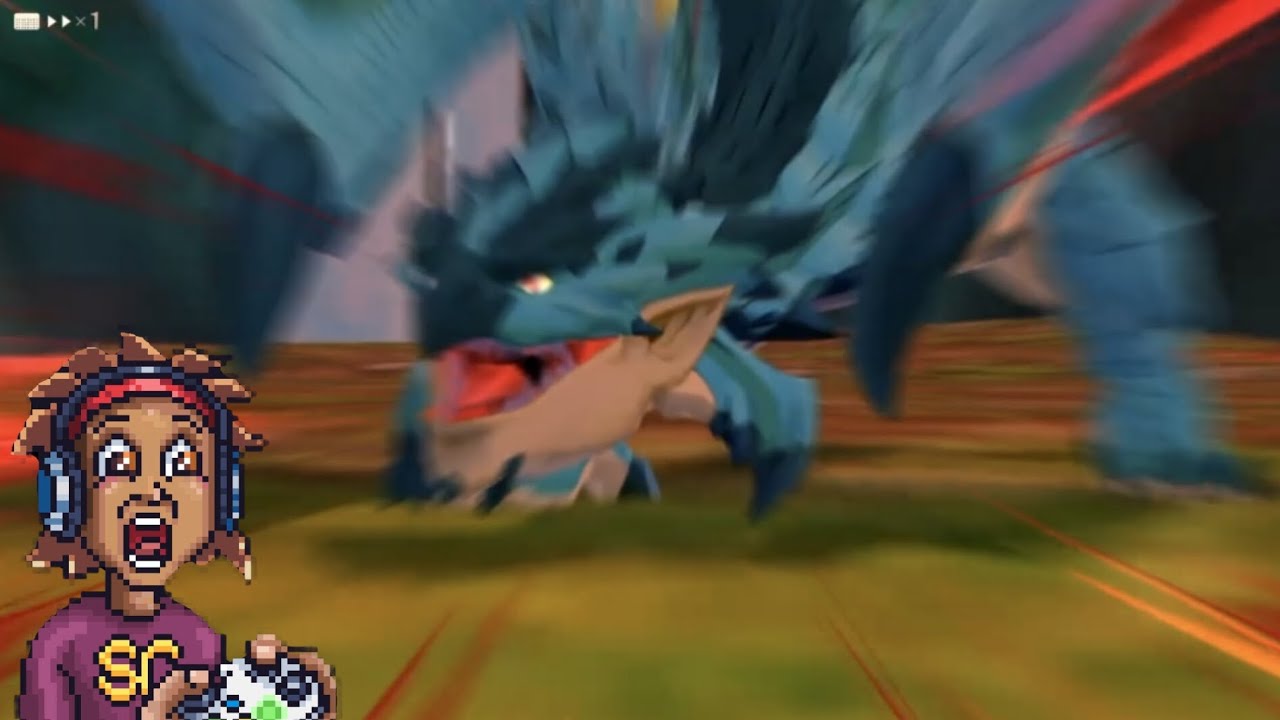 MONSTER HUNTER STORIES AZURE RATHALOS FIGHT - YouTube