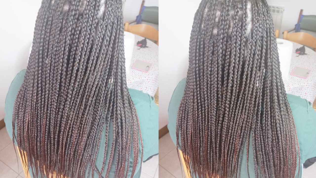 braids hairstyle #treccine africane - YouTube