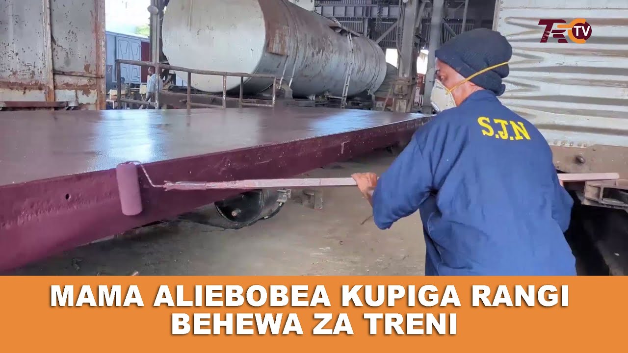 KUTANA NA MAMA ALIEBOBEA KUPIGA RANGI BEHEWA ZA TRENI - YouTube