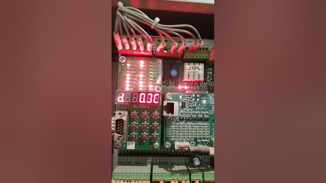 Elevators controller system in this how to work step as 380 control system - YouTube