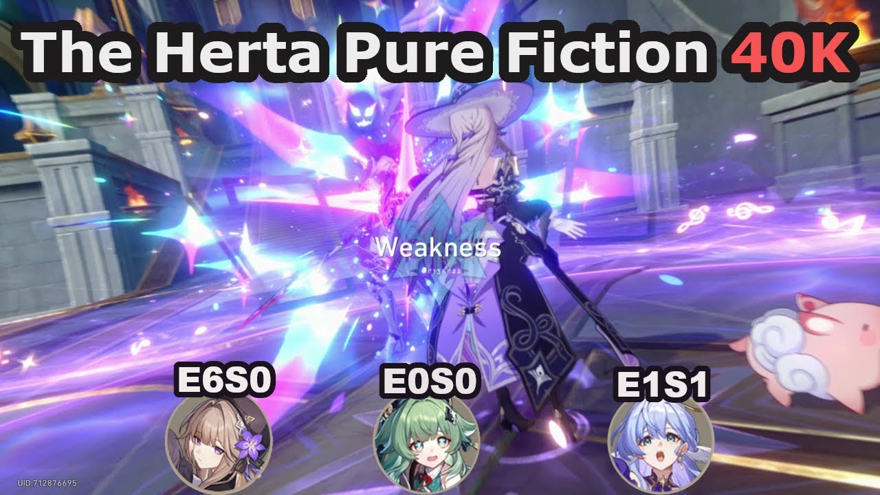 The Herta + Mini Herta 40K 5 Cost | Honkai Star Rail Pure Fiction 3.0 ...