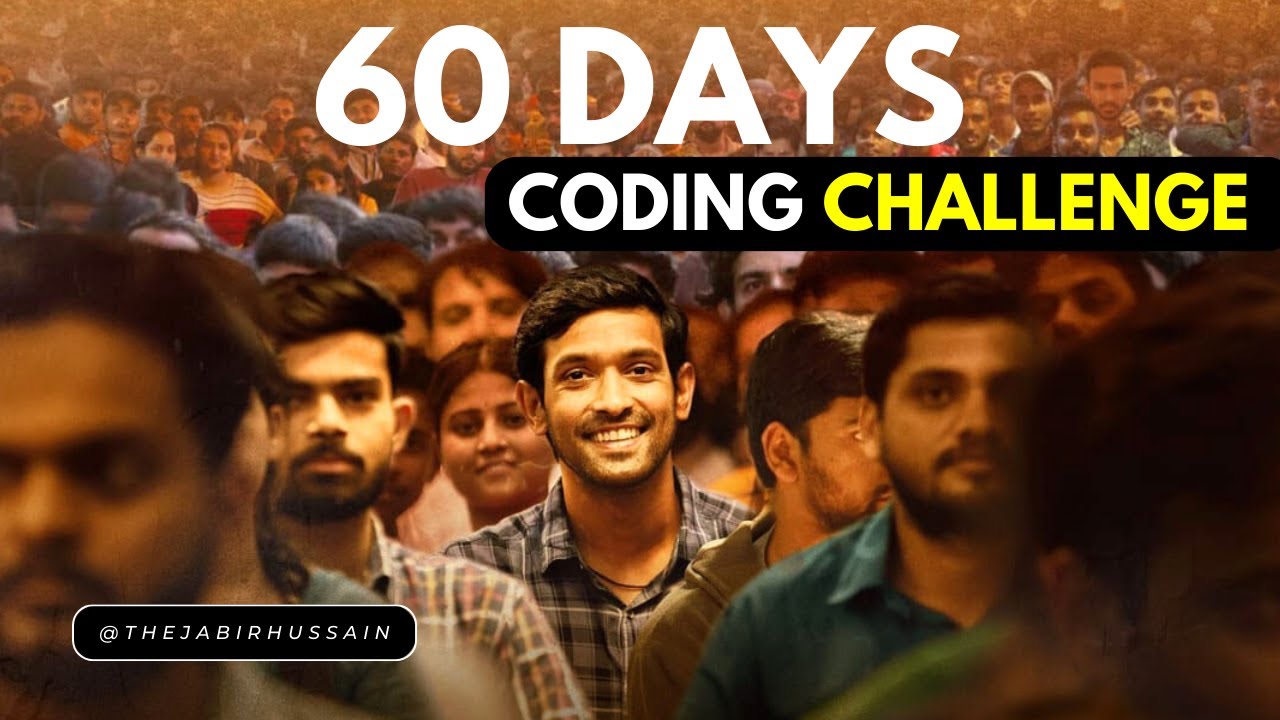 60 Days Coding Challenge A Complete Programming Series Youtube