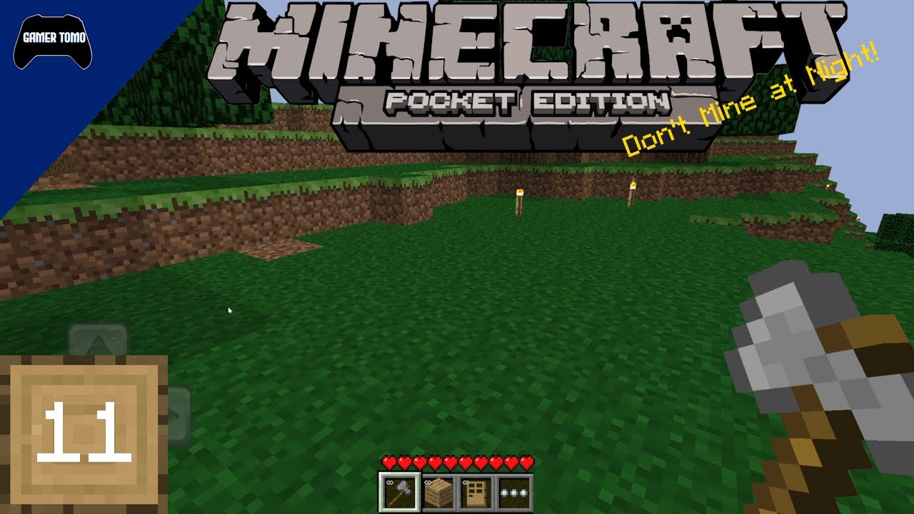 Minecraft Pocket Edition Alpha 0.4.0 LIVE - YouTube