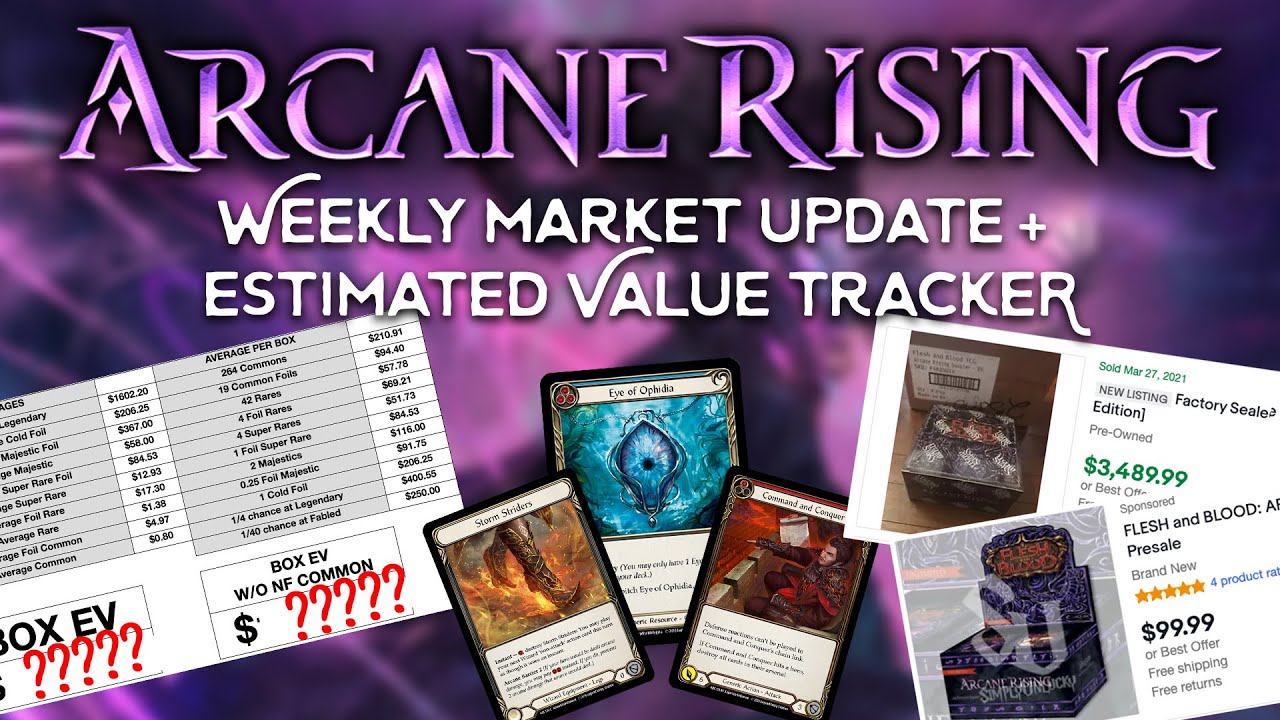 Arcane Rising Market Update - 3/27/21- Flesh and Blood TCG - YouTube