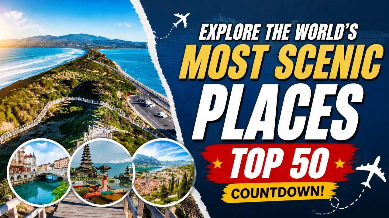 The 50 Most Jaw-Dropping Scenic Places on Earth - YouTube