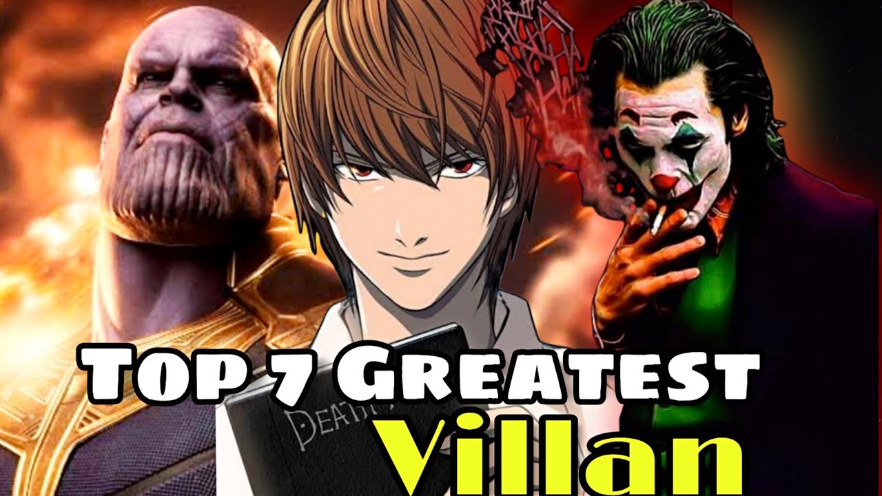 Top 7 Greatest Villan of all Time || Best Villan Ever in POP Culture ...