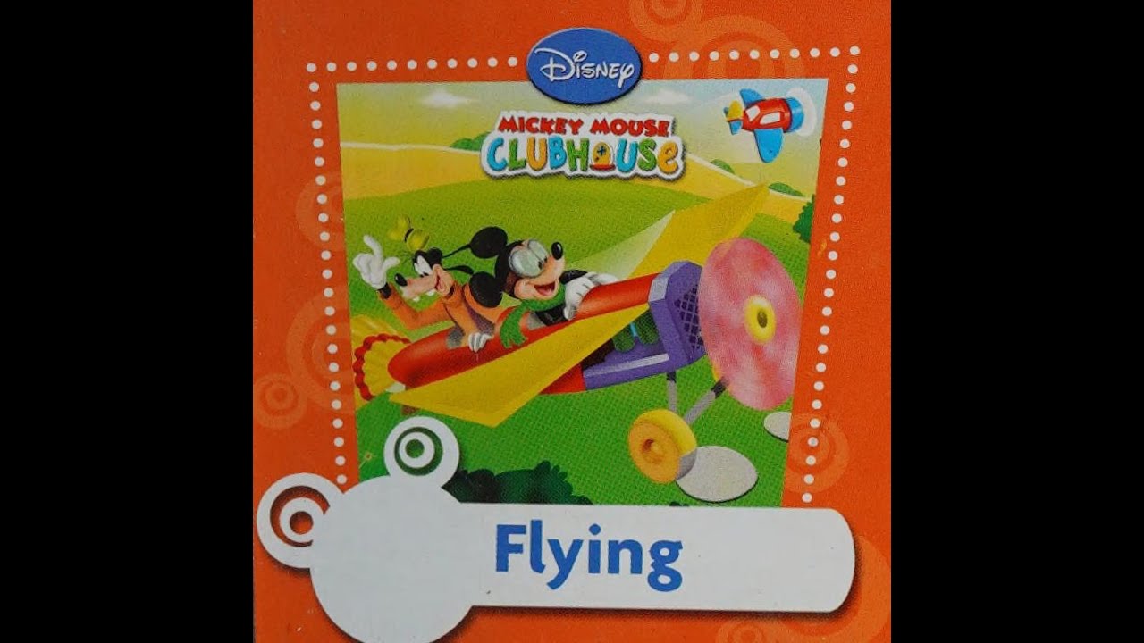 Flying DISNEY MICKEY MOUSE CLUBHOUSE disney book read aloud read along ...