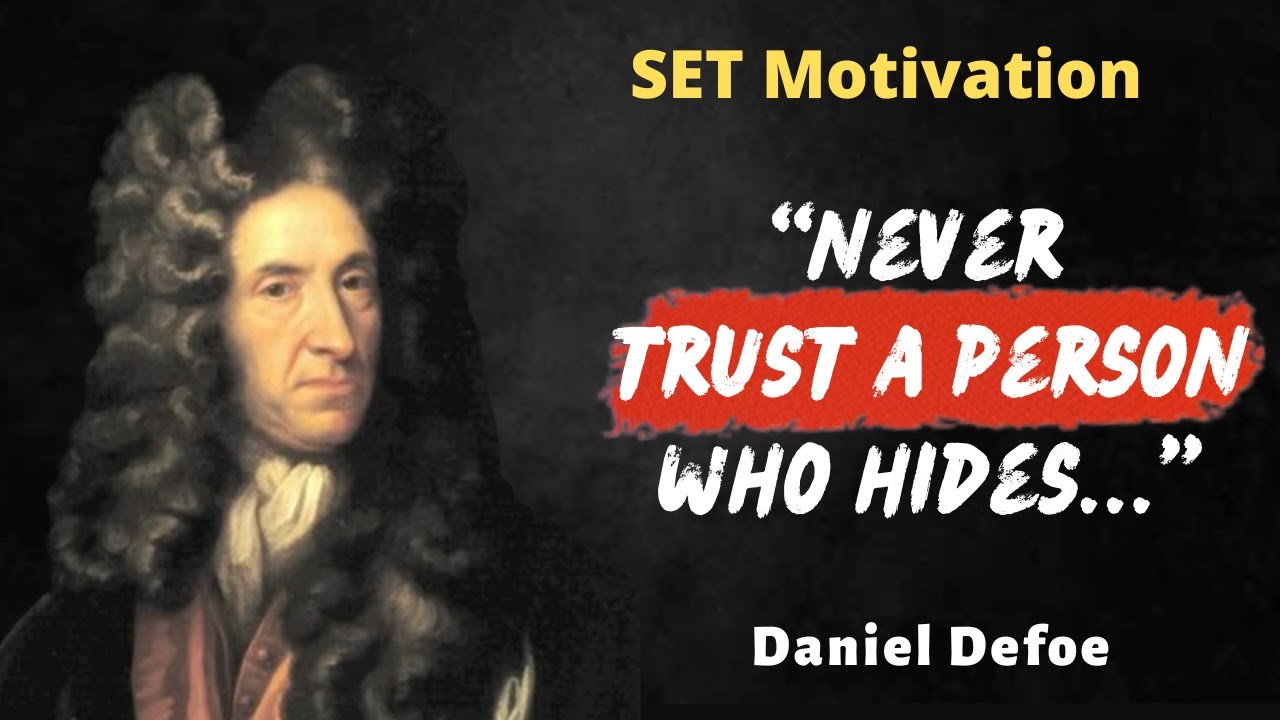 Daniel Defoe's Quotes || Powerful Life Changing Quotes - YouTube