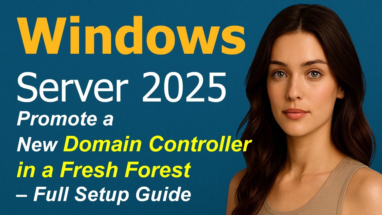 Windows Server 2025: Promote a New Domain Controller in a Fresh Forest ...