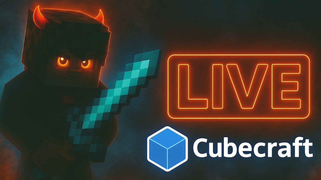 CUBECRAFT live stream MINECRAFT !!! - YouTube