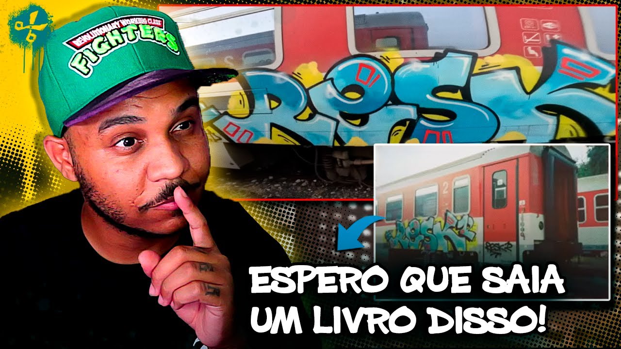 GRAFFITI no TREM na ESLÓVAQUI com RESK 12! - YouTube