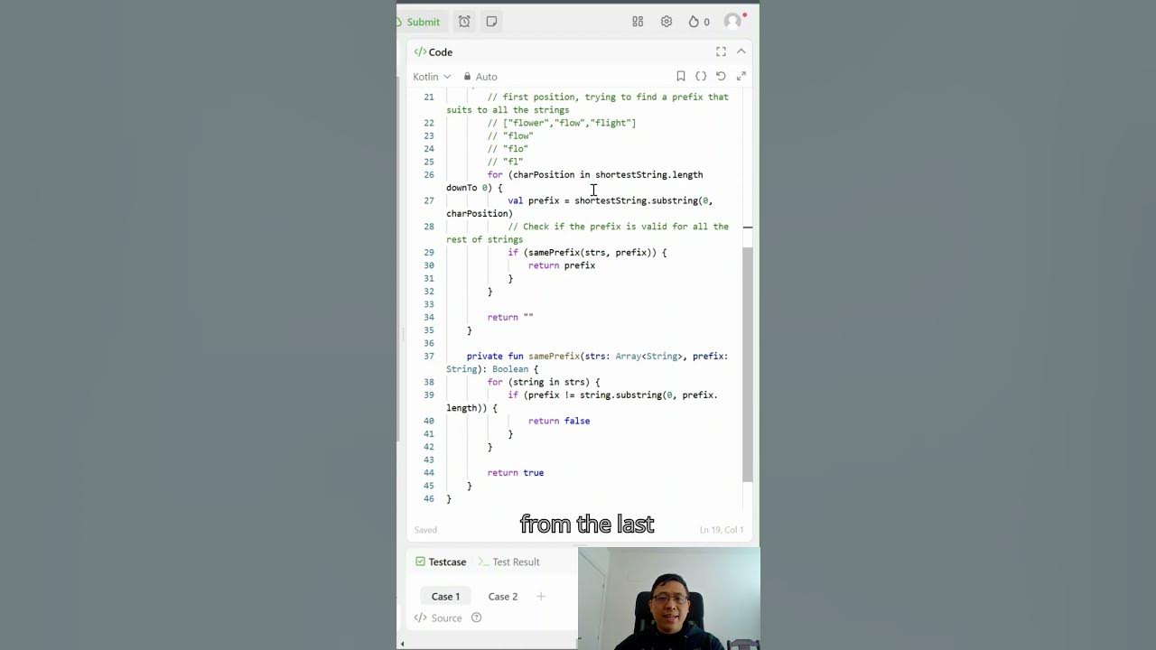 Longest common prefix | #leetcode 14 | #computerscience | #algorithm |#technicalinterview - YouTube