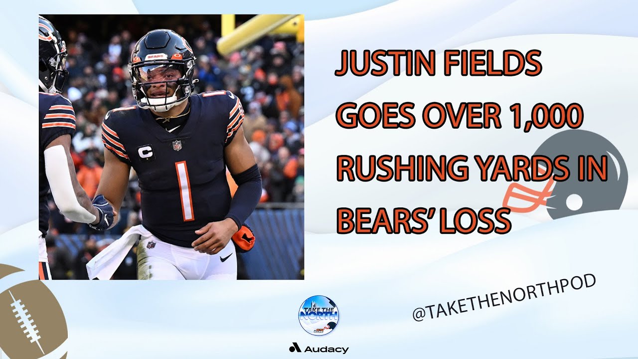Justin Fields goes over 1,000 rushing yards in Bears' loss to Eagles ...