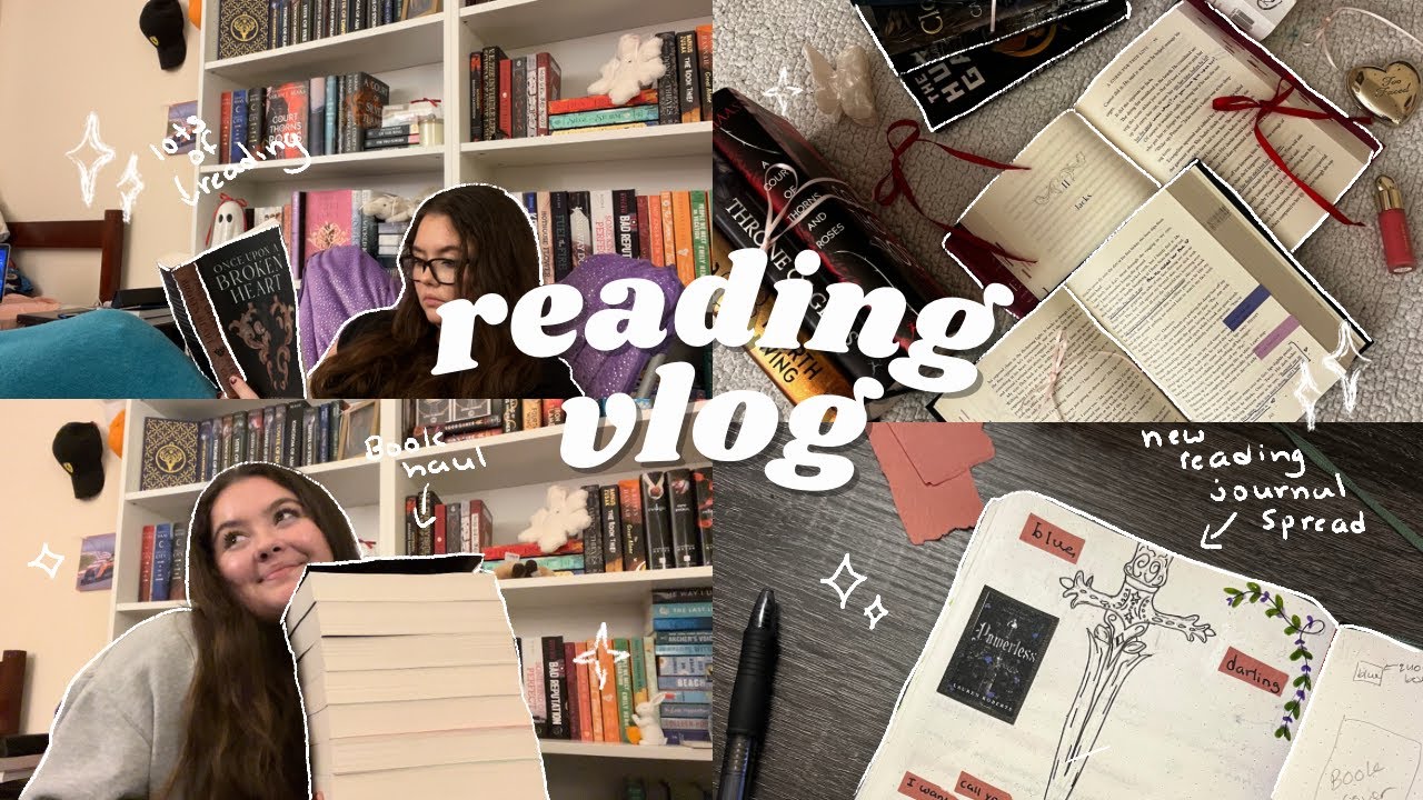 Reading Vlog | rereading favorites, huge book haul, exams, plus a new 5 ...