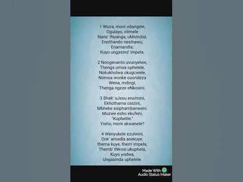 WOZA MONI ODANGELE - AMASOSHA @khulefresh1512 - YouTube