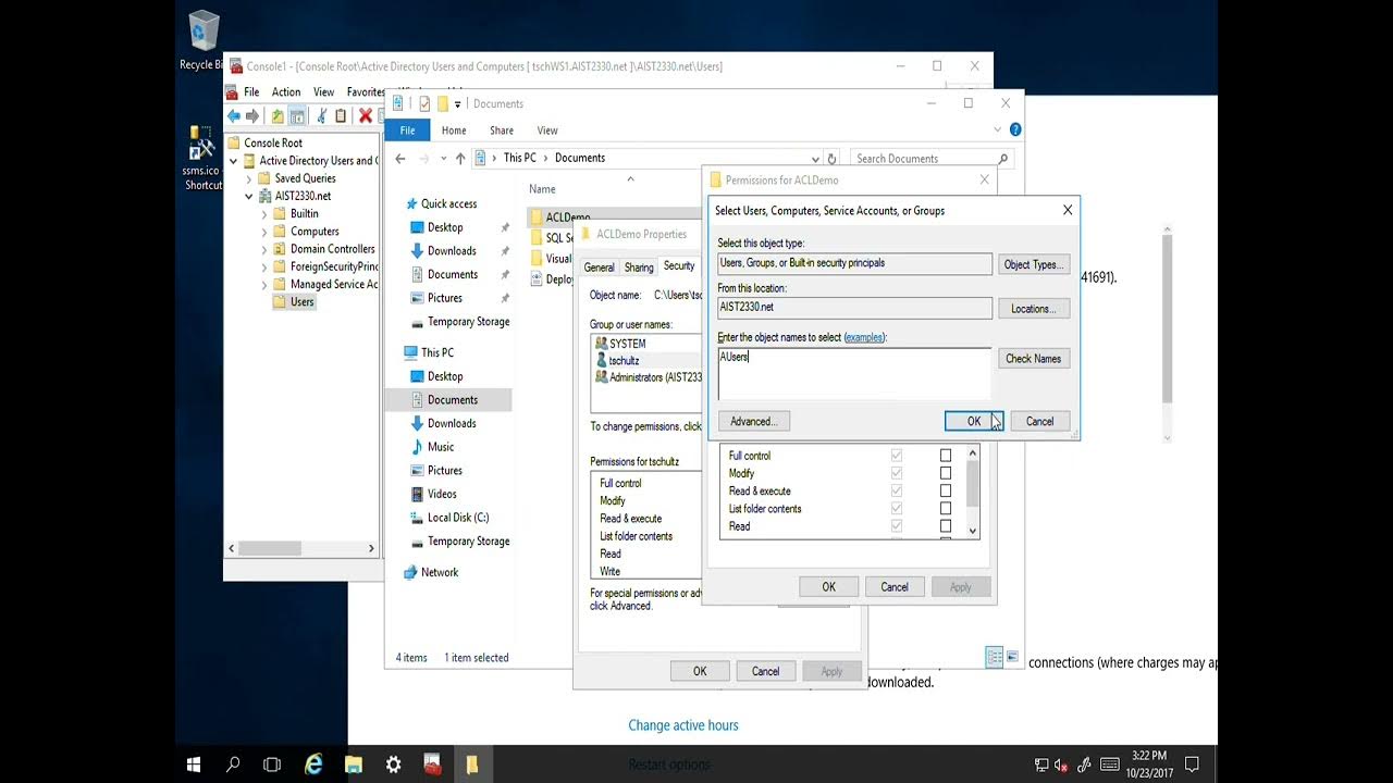Windows File Permissions - YouTube
