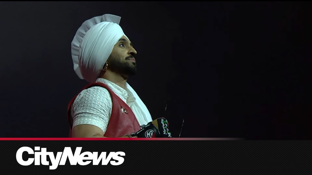 Diljit Dosanjh performs for nearly 50,000 fans at Toronto's Rogers ...