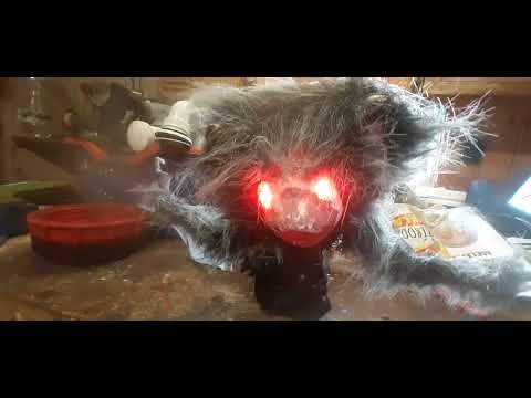 halloween animated jumping bat demo - YouTube