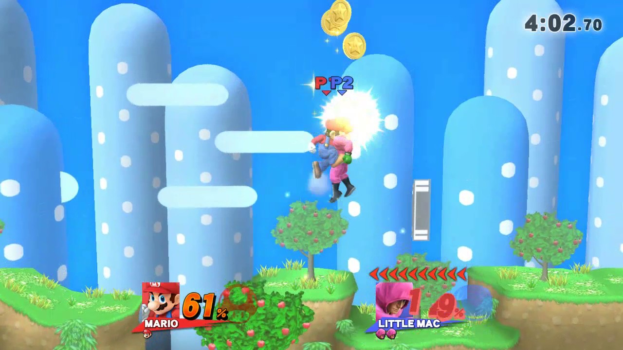 Super Smash Bros Wii U Online Battle Mario vs. Little Mac - YouTube
