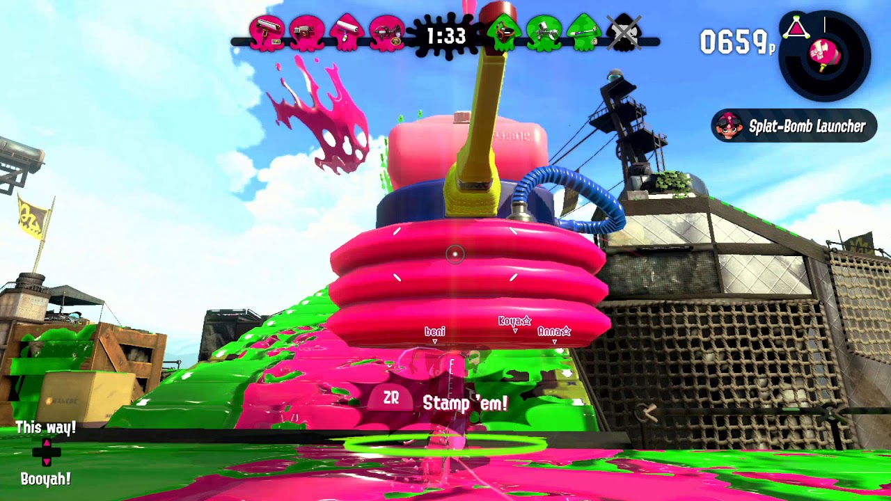 Hammer Chase - Turf War (Splatoon 2) - YouTube