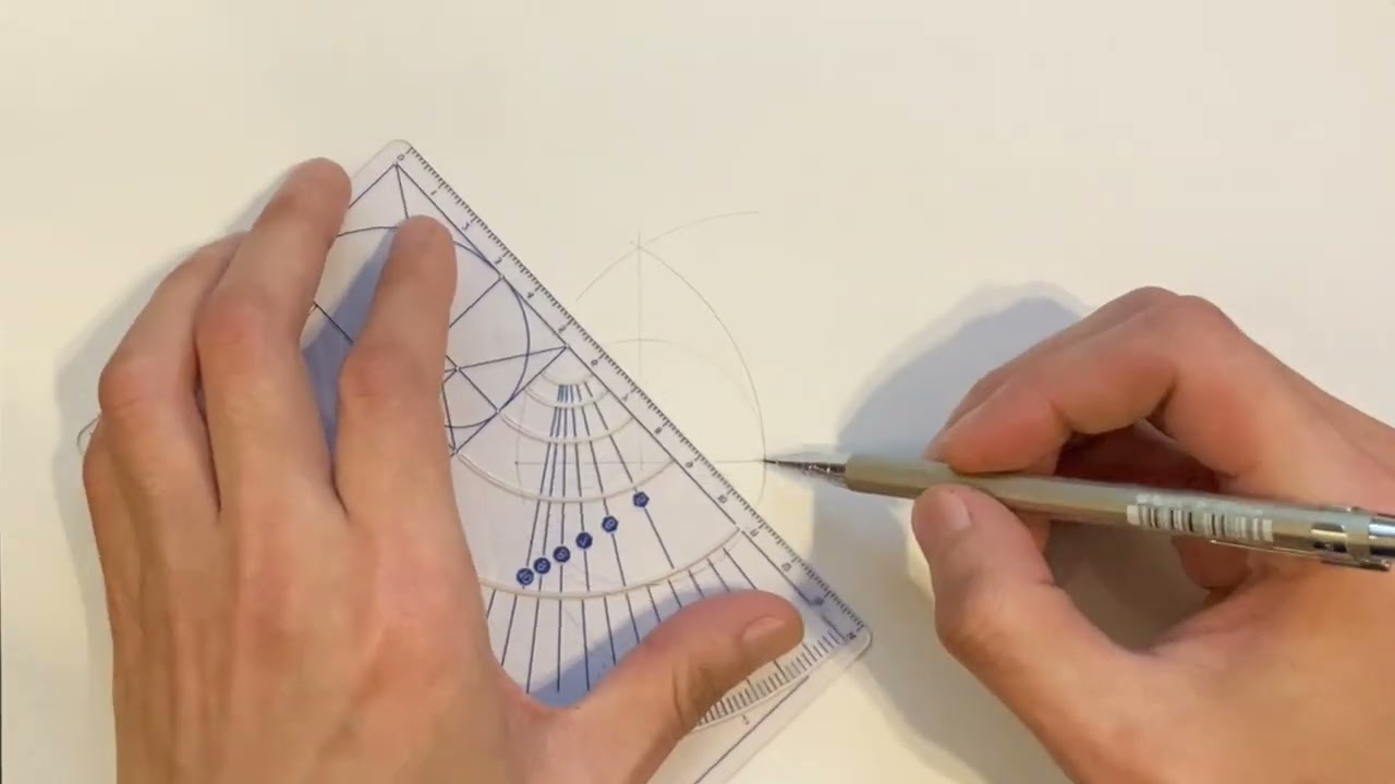 Golden triangle and Fibonacci spiral - YouTube