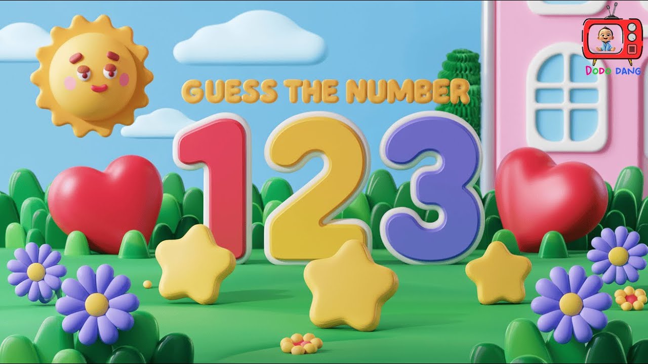 Guess The Numbers | Fun Counting Quiz Video for Kids by #dododang - YouTube
