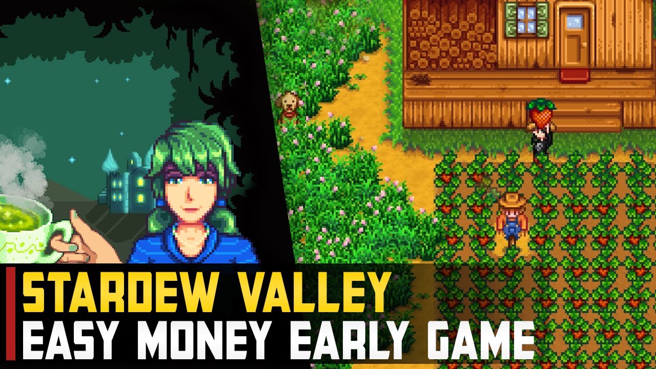 How to get Money Early Game | Stardew Valley - YouTube