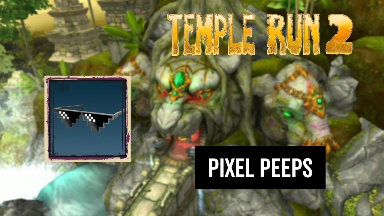 Temple Run 2. Lost Jungle. Radiant Race Challenge. Unlock Pixel Peeps Hat. - YouTube