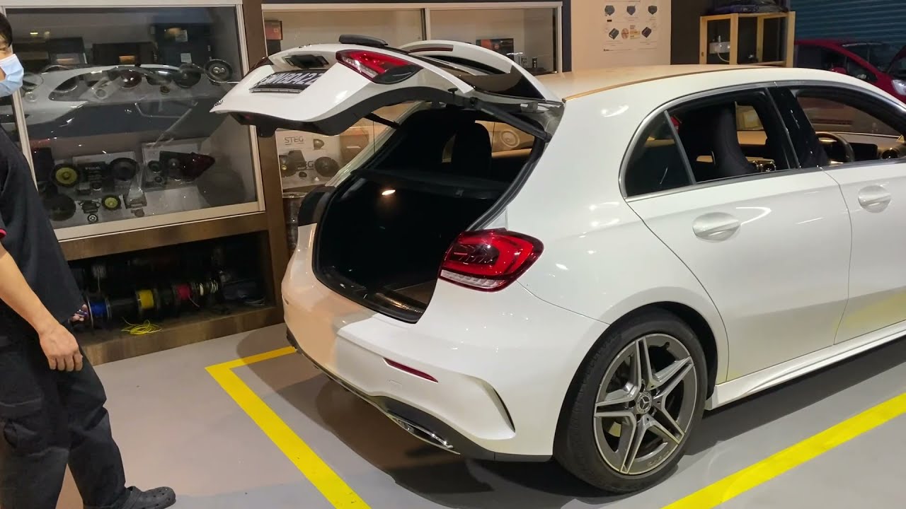 Mercedes A-Class W177 hatch electric tailgate & handsfree boot access ...
