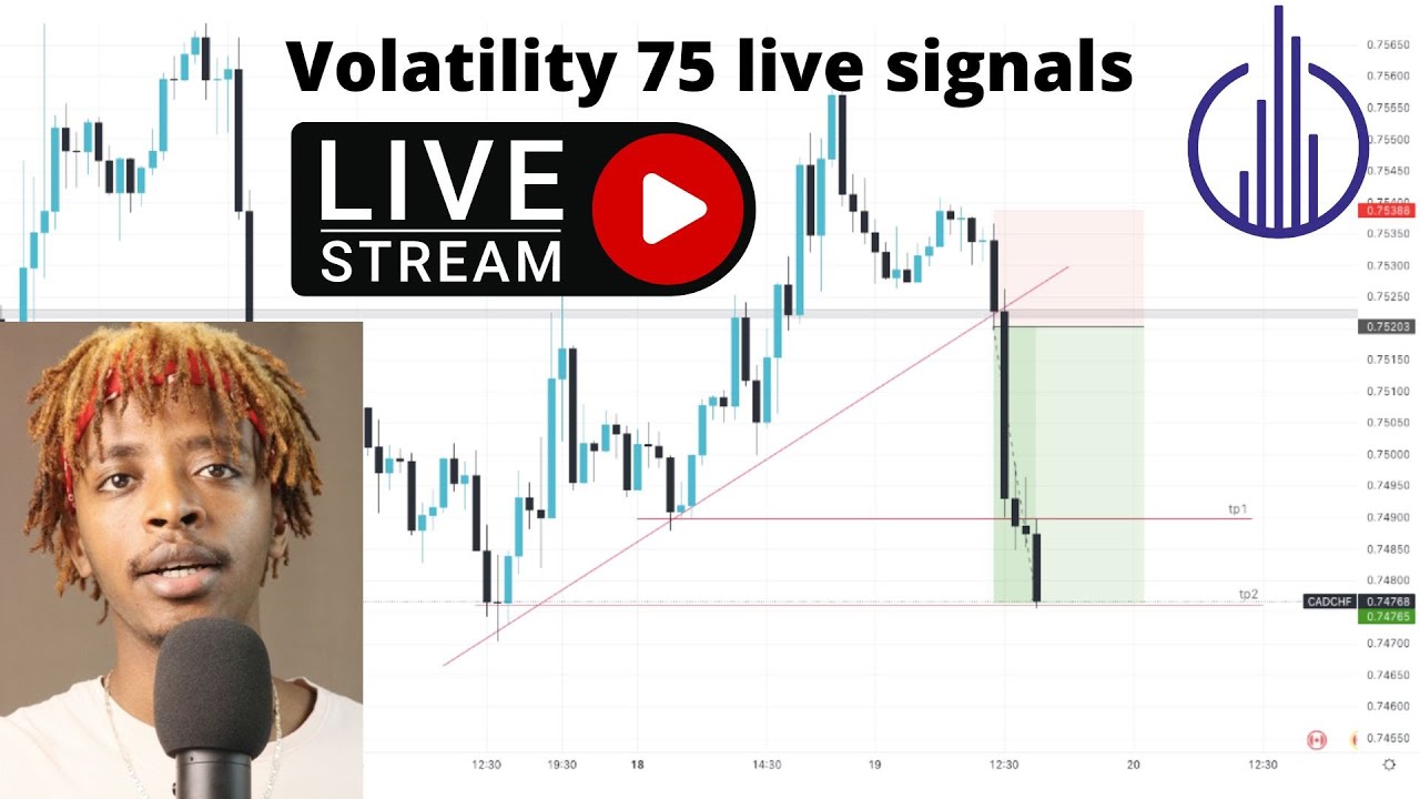 Volatility 75 index Live Signal 24/7 - vix 75 5 min || Deriv Strategy ...
