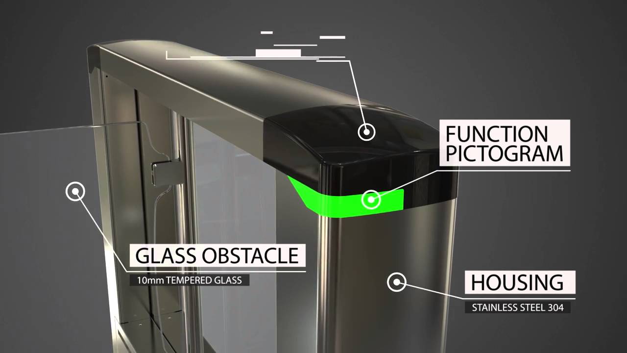 Automatic Systems FirstLane Security Turnstiles - YouTube