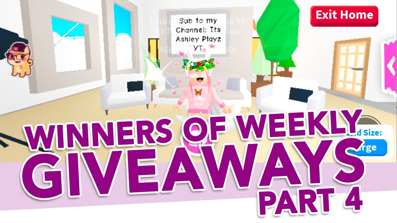 Winners of my WEEKLY GIVEAWAY Part4 - YouTube