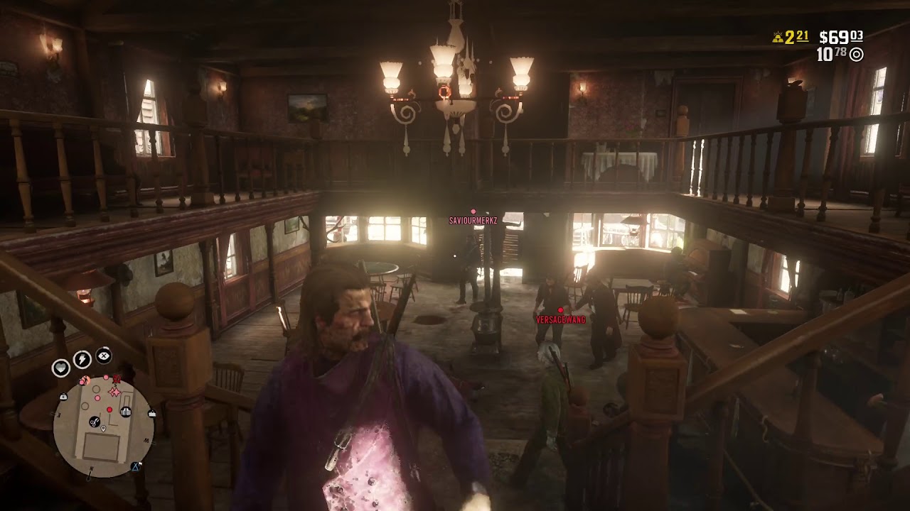 How to win a saloon brawl RDR2 - YouTube