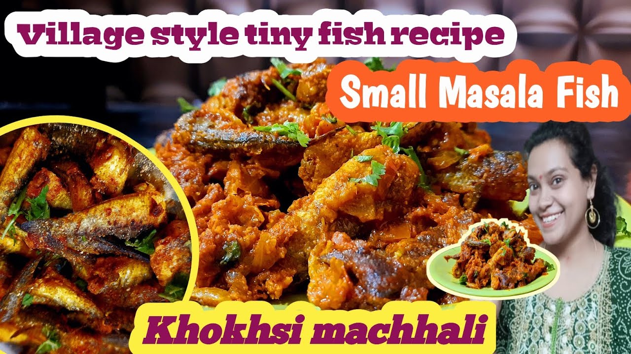 Small masala fish fry | Small Fish fry | Tiny fish recipe | village ...