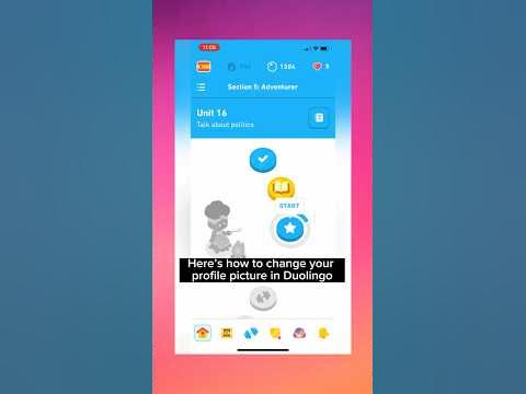 How to change your Duolingo profile picture 💚 #Duolingo - YouTube
