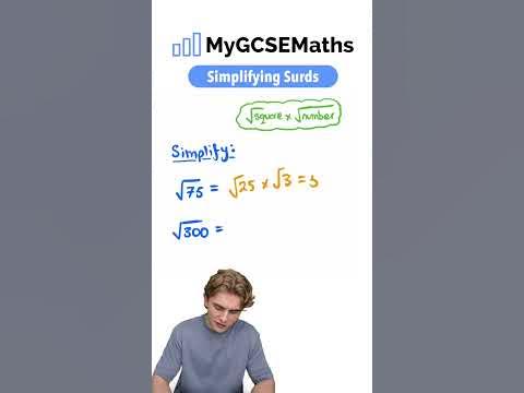 How to SIMPLIFY SURDS | GCSE Maths 2023 - YouTube