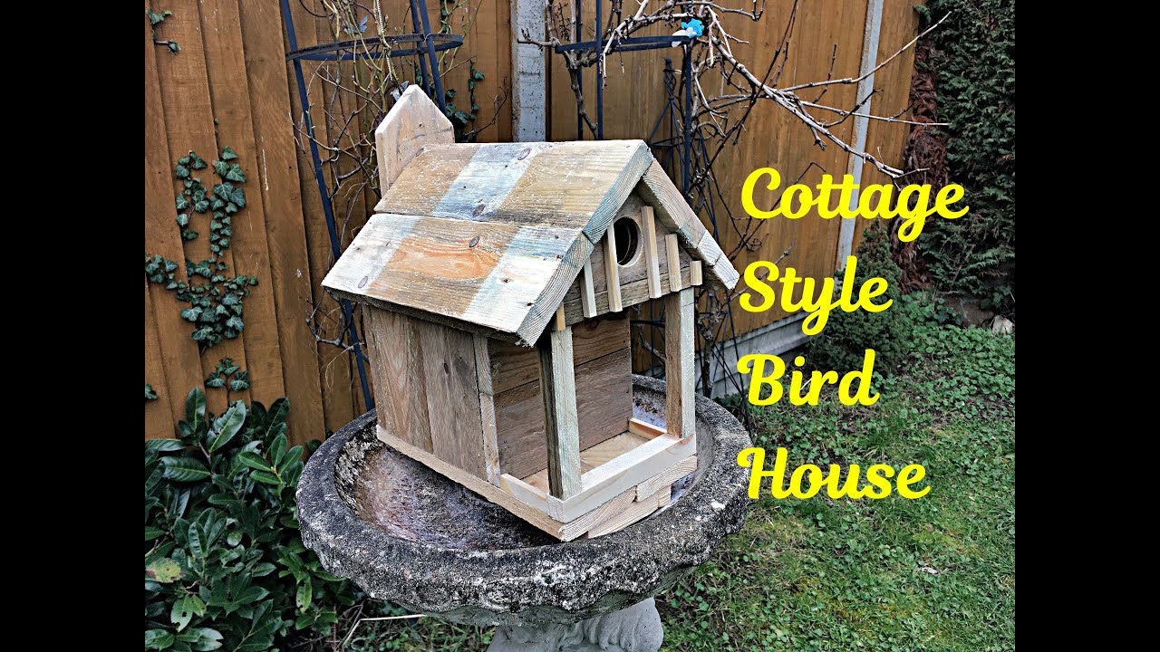 Making A Bird House Cottage Style - YouTube